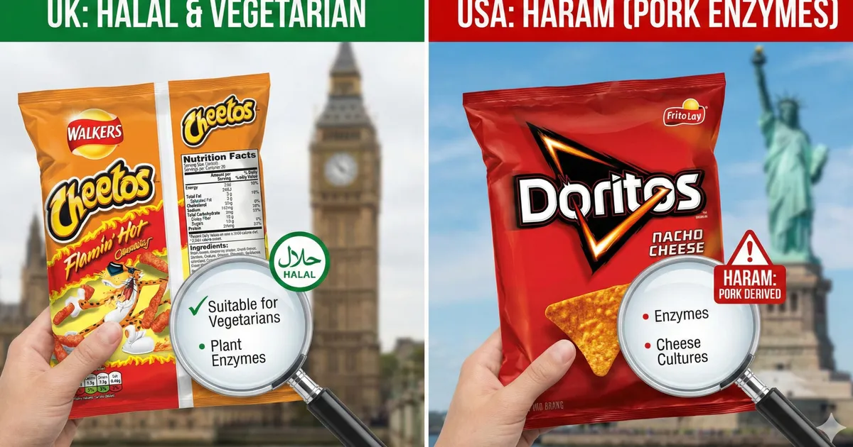 Why Cheetos & Doritos Are Halal in the UK but Haram in the USA