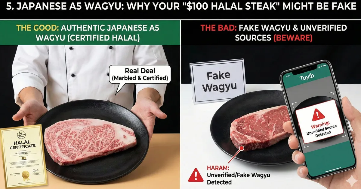 Japanese A5 Wagyu: Why Your '$100 Halal Steak' Might Be Fake